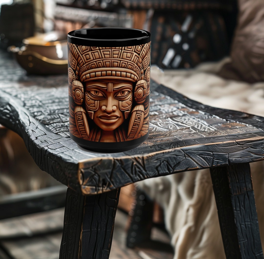 Mayan Art Mug, Mayan Gifts, Mayan Coffee Mug, Mayan Mug, Mayan Cup ...