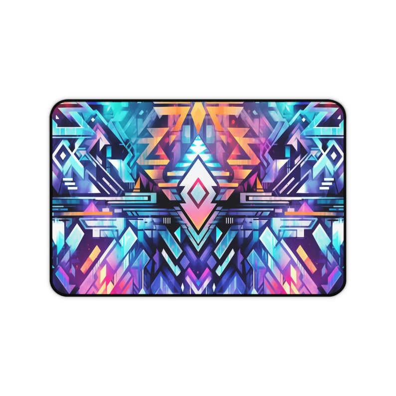 Aztec Desk Mat Cute Mouse Pad Aesthetic Desk Pad, Geometric Deskpad ...