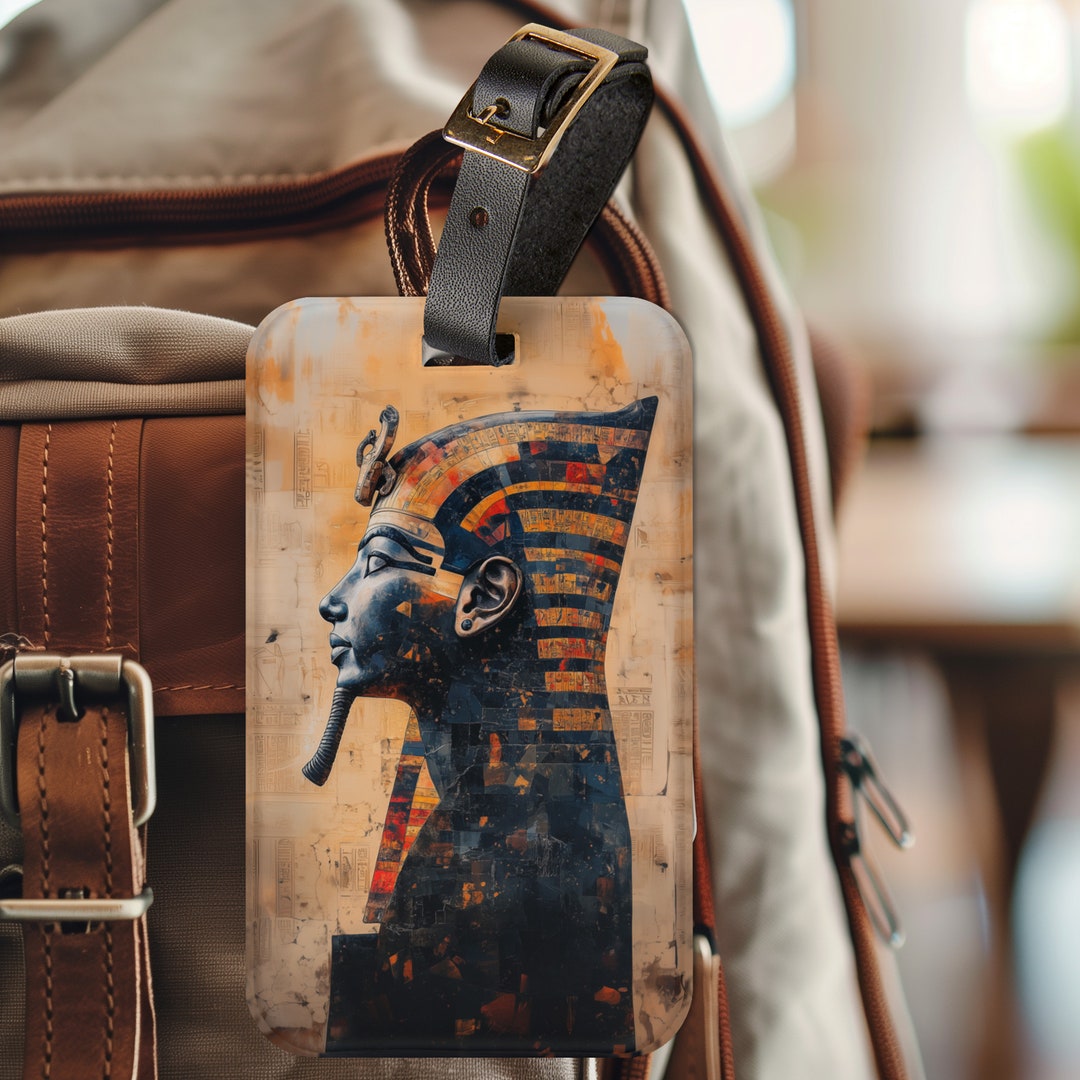 Fantasy Egyptian Statuary Art Print - Fantasy Luggage Tag - Egyptian ...