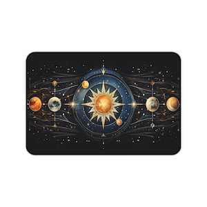 Astrology Desk Mat, Celestial Desk Mat, Abstract Desk Mat, Celestial ...
