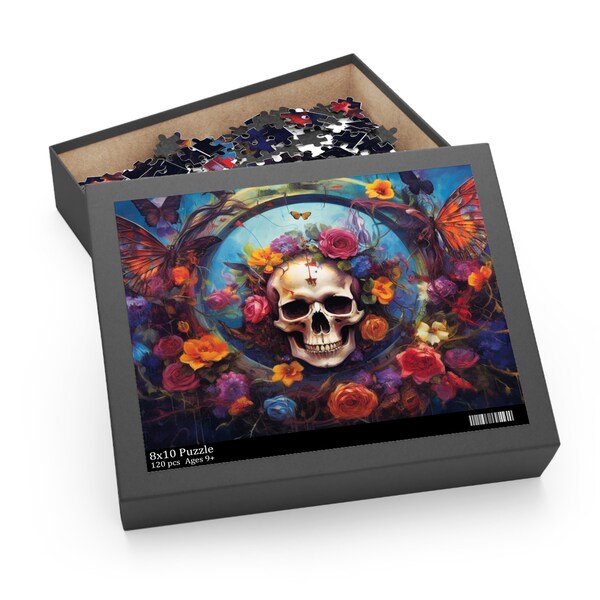 Sugar Skull Puzzle - Etsy