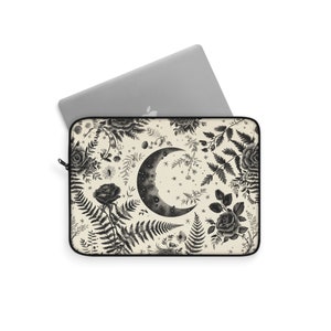 Cute Goth Tablet Sleeve, Elegant Goth Laptop Bag, Goth iPad Sleeve ...