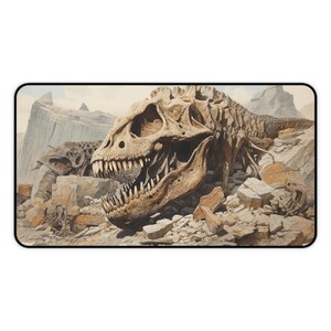 Dino Discovery Fossil Desk Mat T-rex Mousepad Tyrannosaurus - Etsy