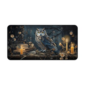 The Wisdom of Owls, Cute Desk Mat, Owl Desk Pad, Gaming Mouse Pad ...