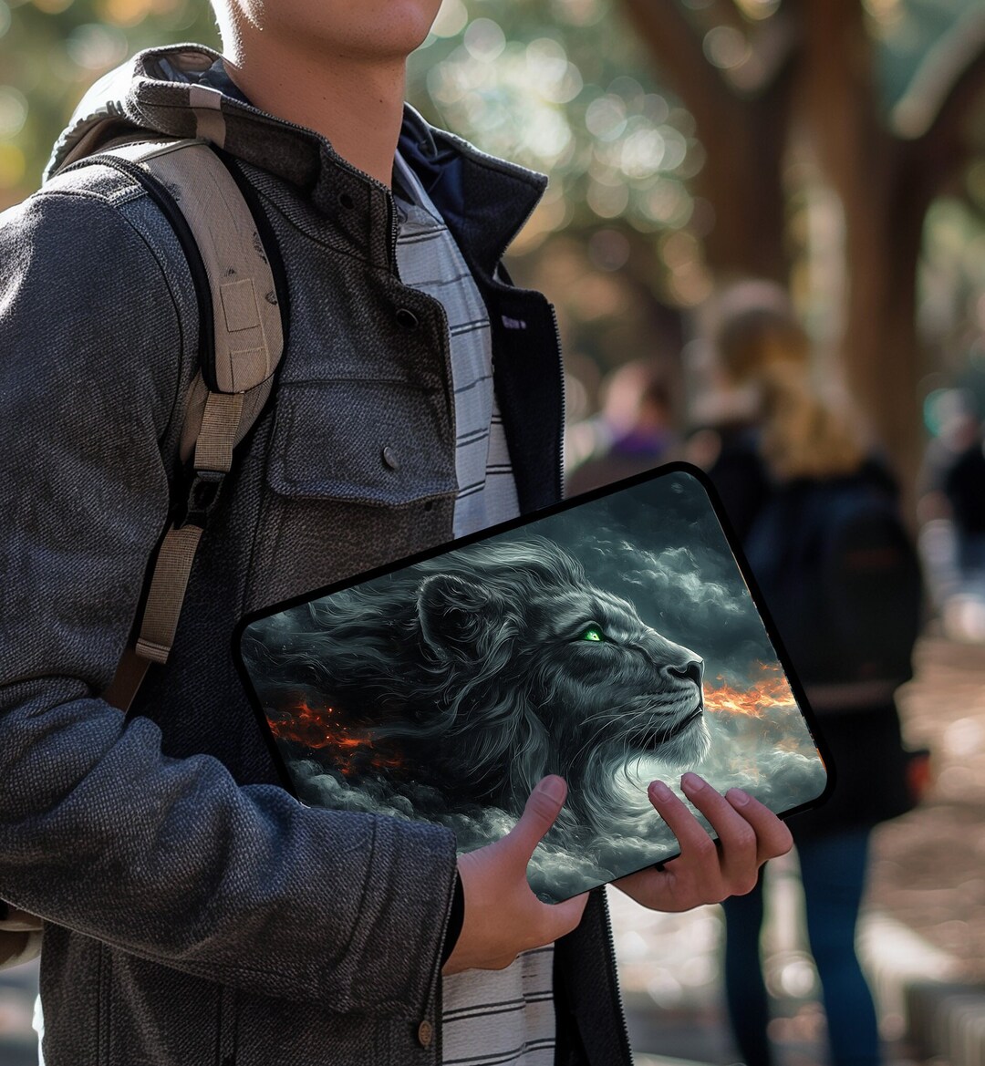 Infernal Majesty Fantasy Lion Laptop Sleeve - Fantasy iPad Sleeve ...
