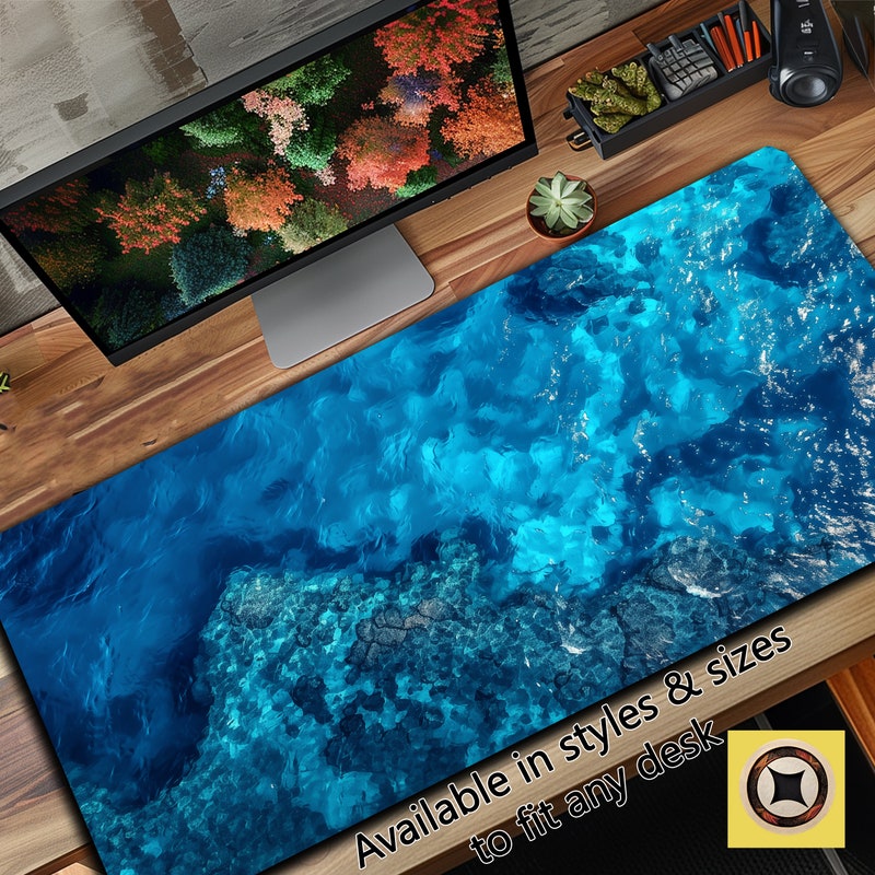 Ocean Keyboard Desk Mat - Etsy