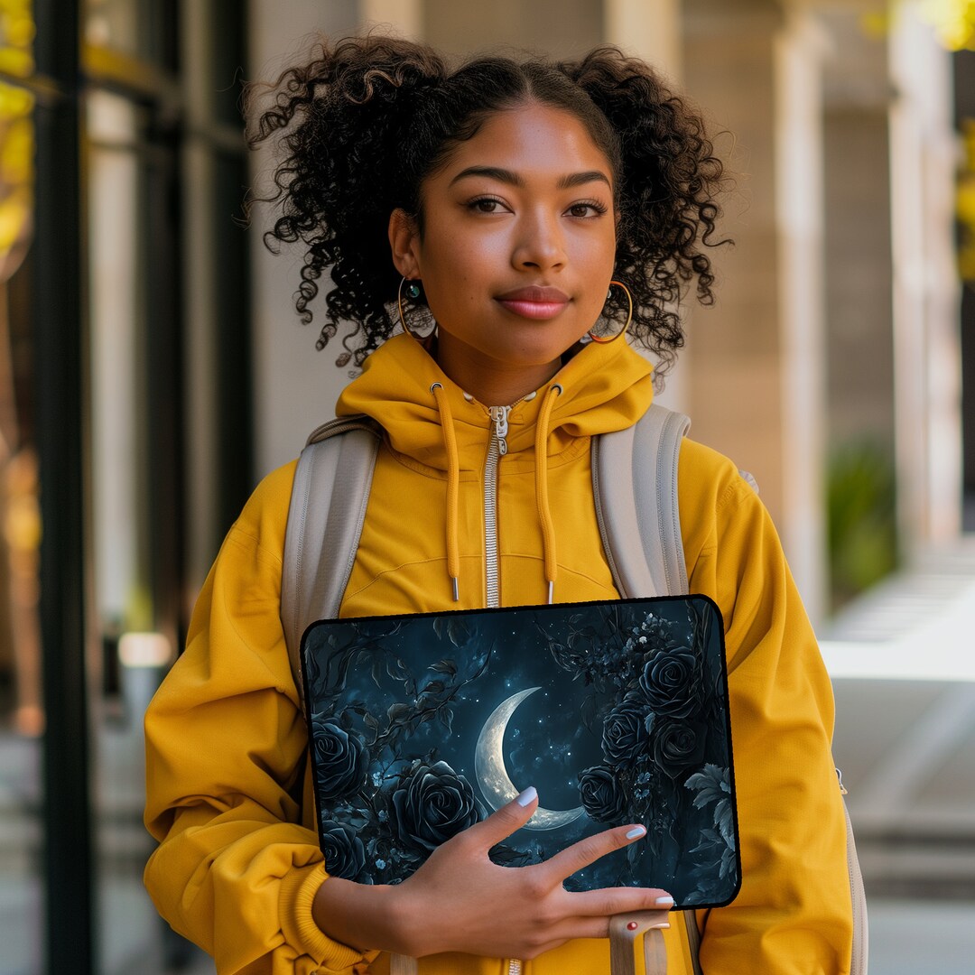 Gothic Laptop Geer - Goth iPad Sleeve - Gothic Dark Rose Garden and ...