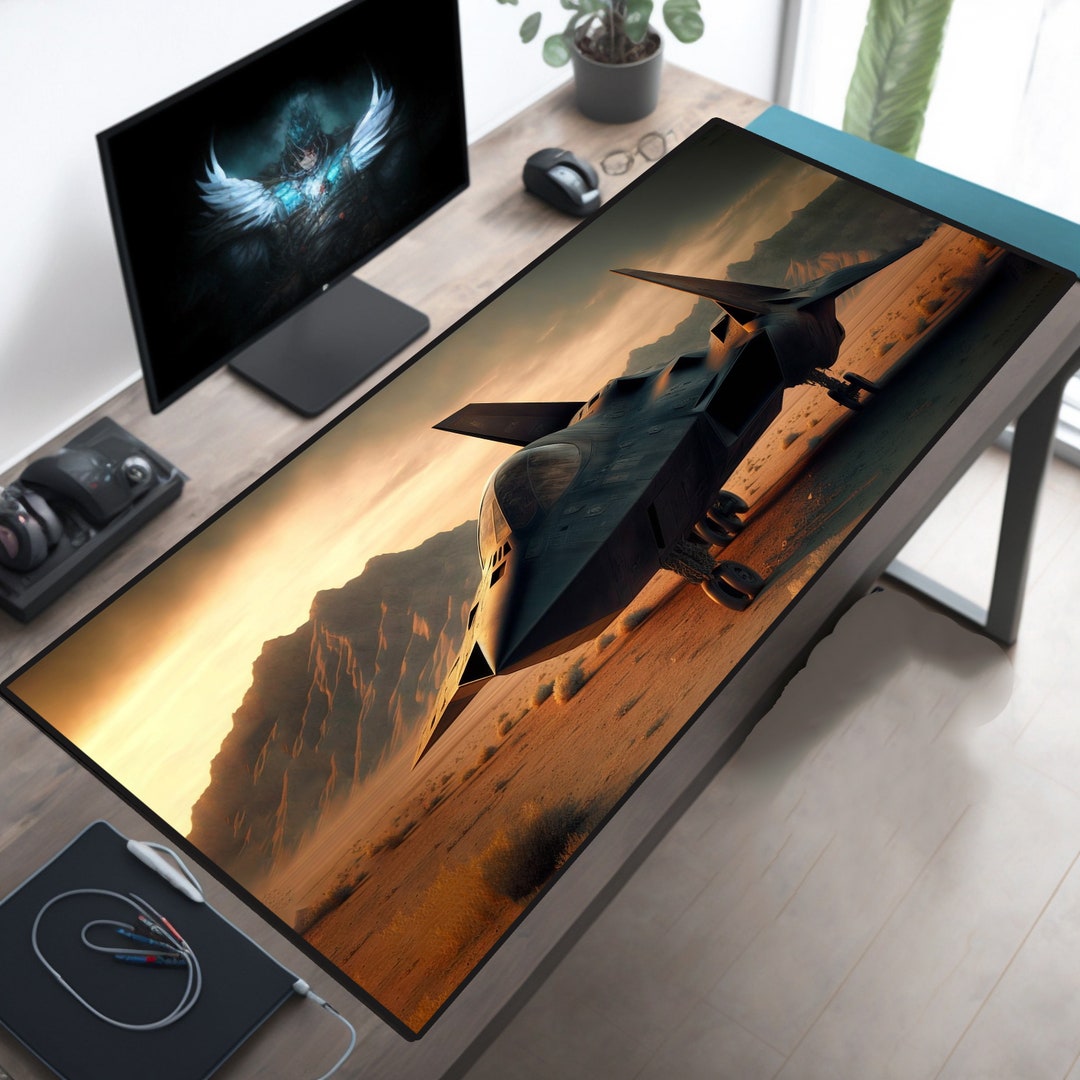 Fantasy Black Jet Large Desk Mat 3, Cute Desk Pad, XL Mouse Pad, XXL ...