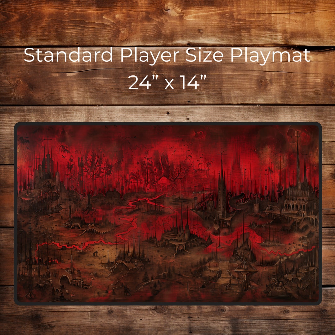 Infernal Realms' Desolation Gaming Playmat for TCG - Table Top Gaming ...