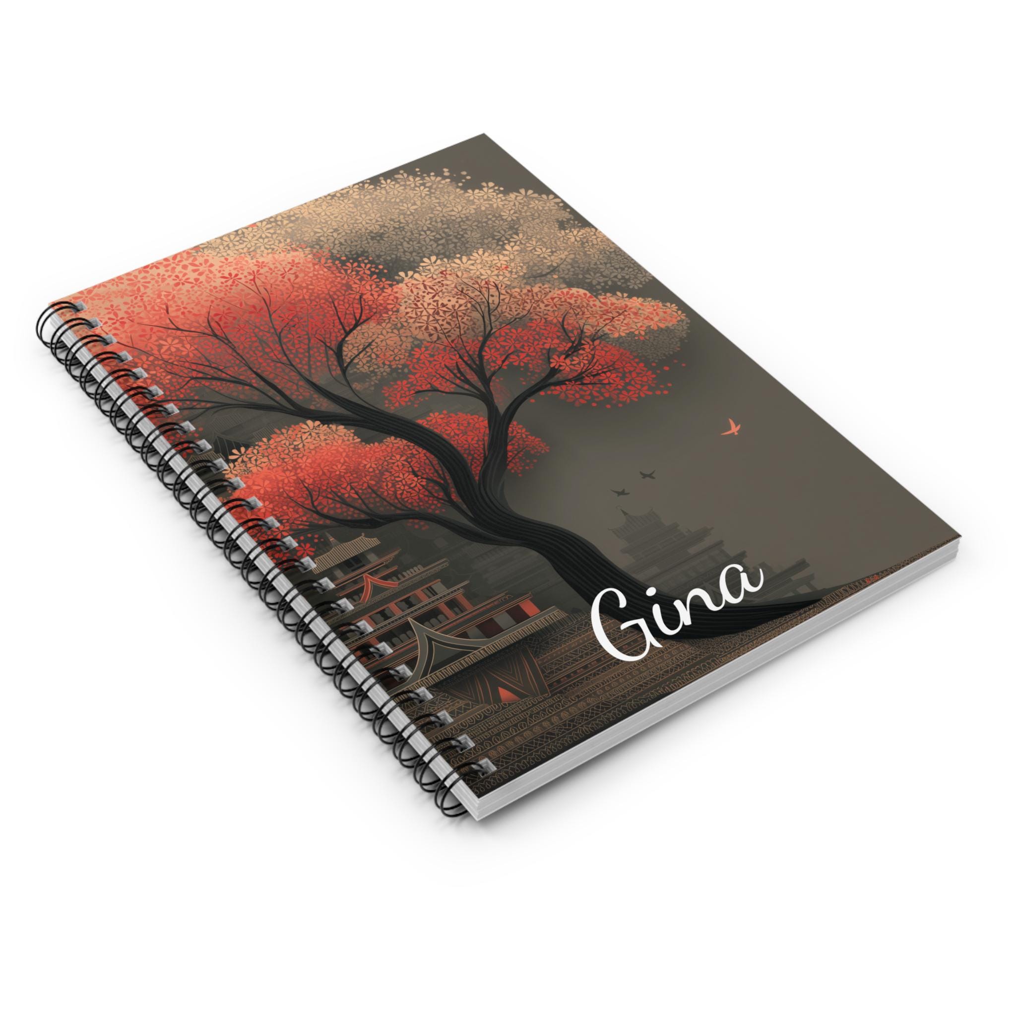Personalized Sakura Journal: Japanese Cherry Blossom Notebook - Mindful ...