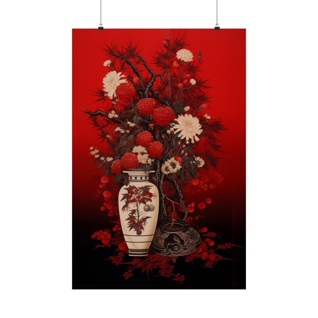 Japanese Traditional Art Print Poster, Japanese Wall Decor, Bathroom ...
