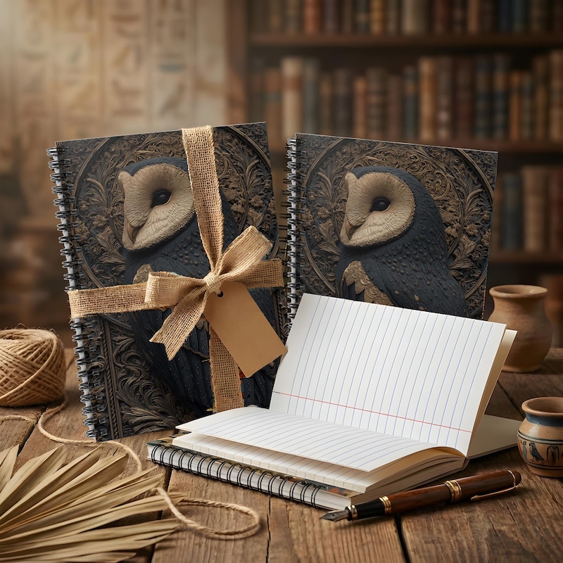 Owl Journal Spiral Bound - Etsy