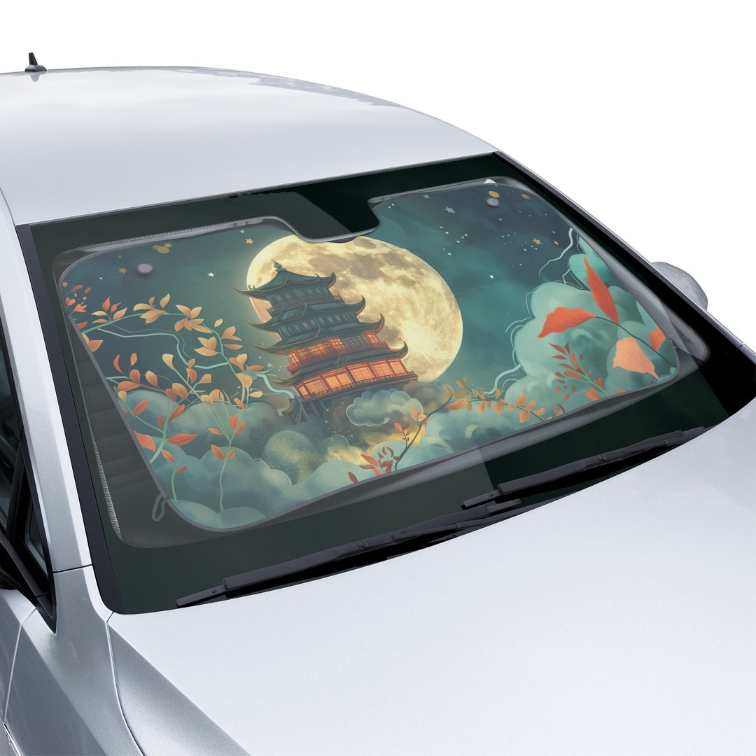 Japanese Palace Car Accessory, Japan Car Sun Shade, Windshield Shade ...