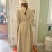 Vintage 1940s Full Length Brocade Cape * Cream With Metallic Gold Palm ...
