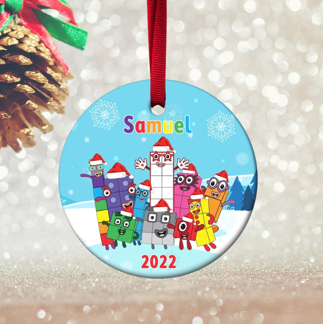 Numberblocks Christmas Ornament Numberblocks Ornament - Etsy