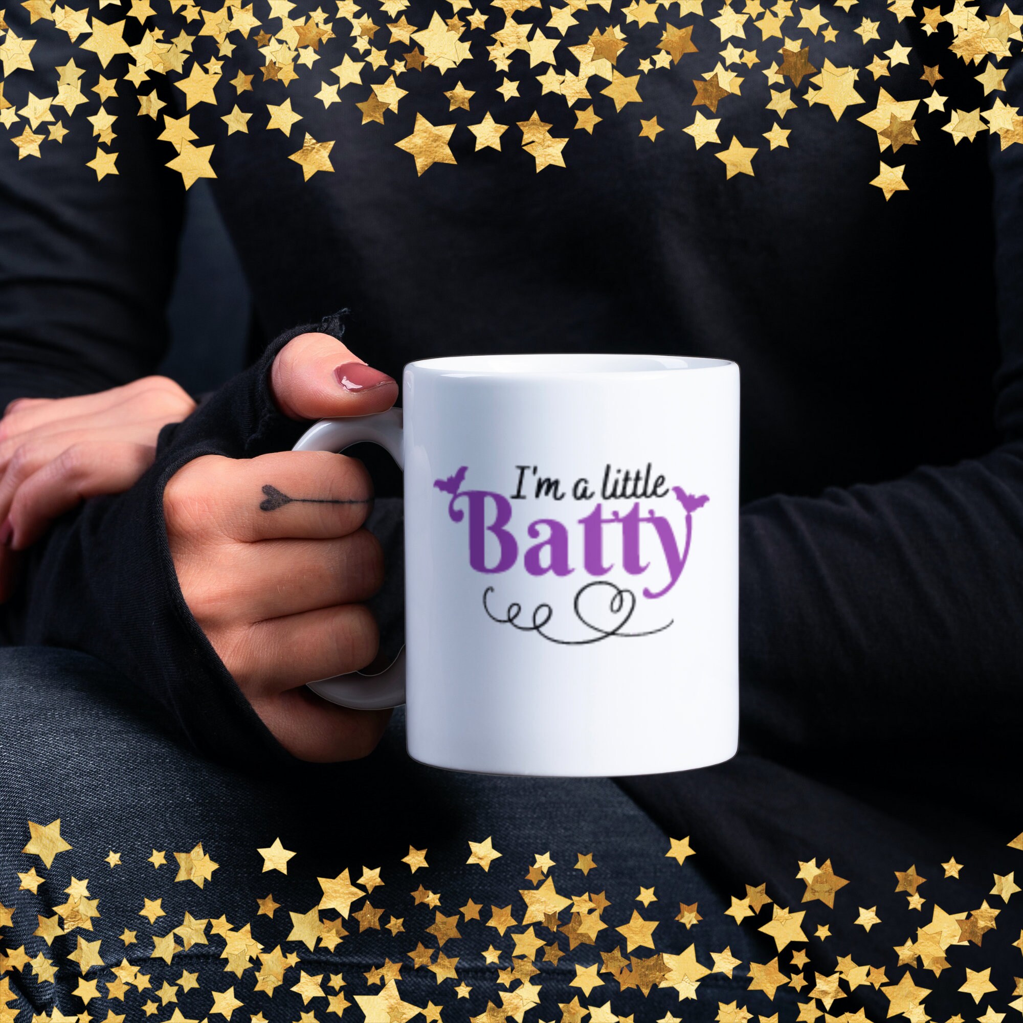 Batty SVG, Halloween Cricut Cut File, I'm A Little Batty, Bat Clipart ...