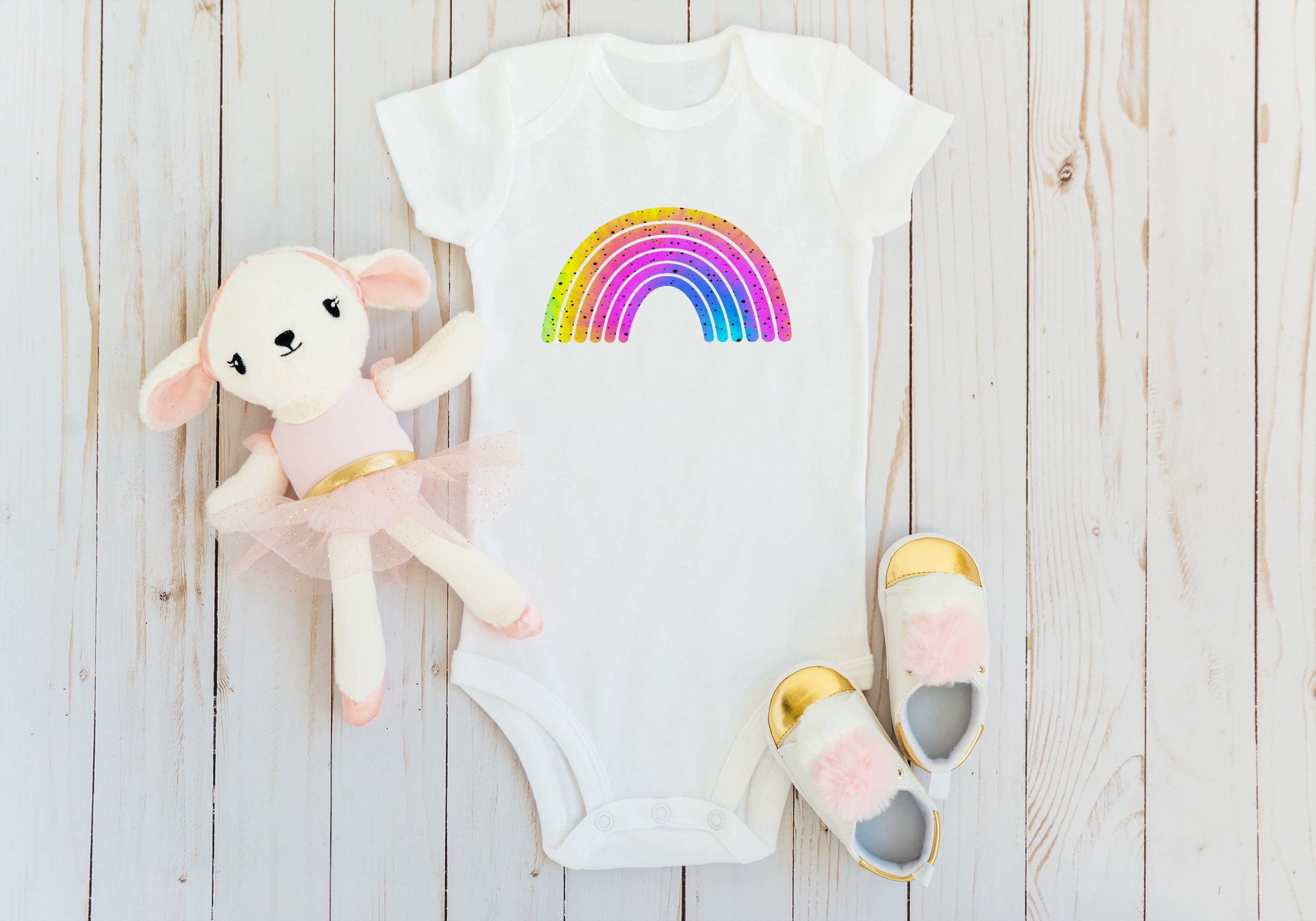 Rainbow PNG Colorful Sublimation Design Rainbow Clipart Digital Sticker ...