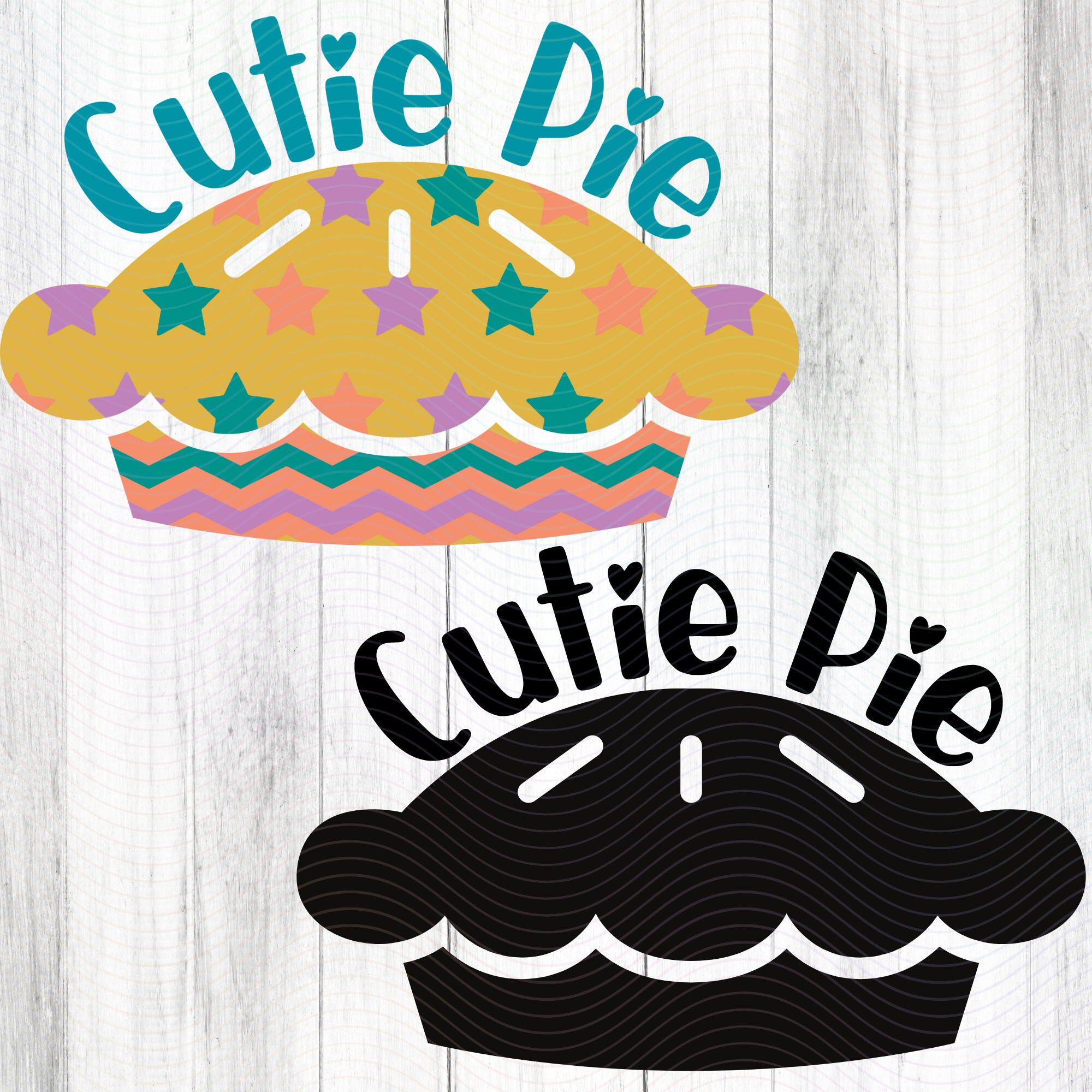 Cutie Pie SVG: Kids Sublimation Design (digital Download) - Etsy
