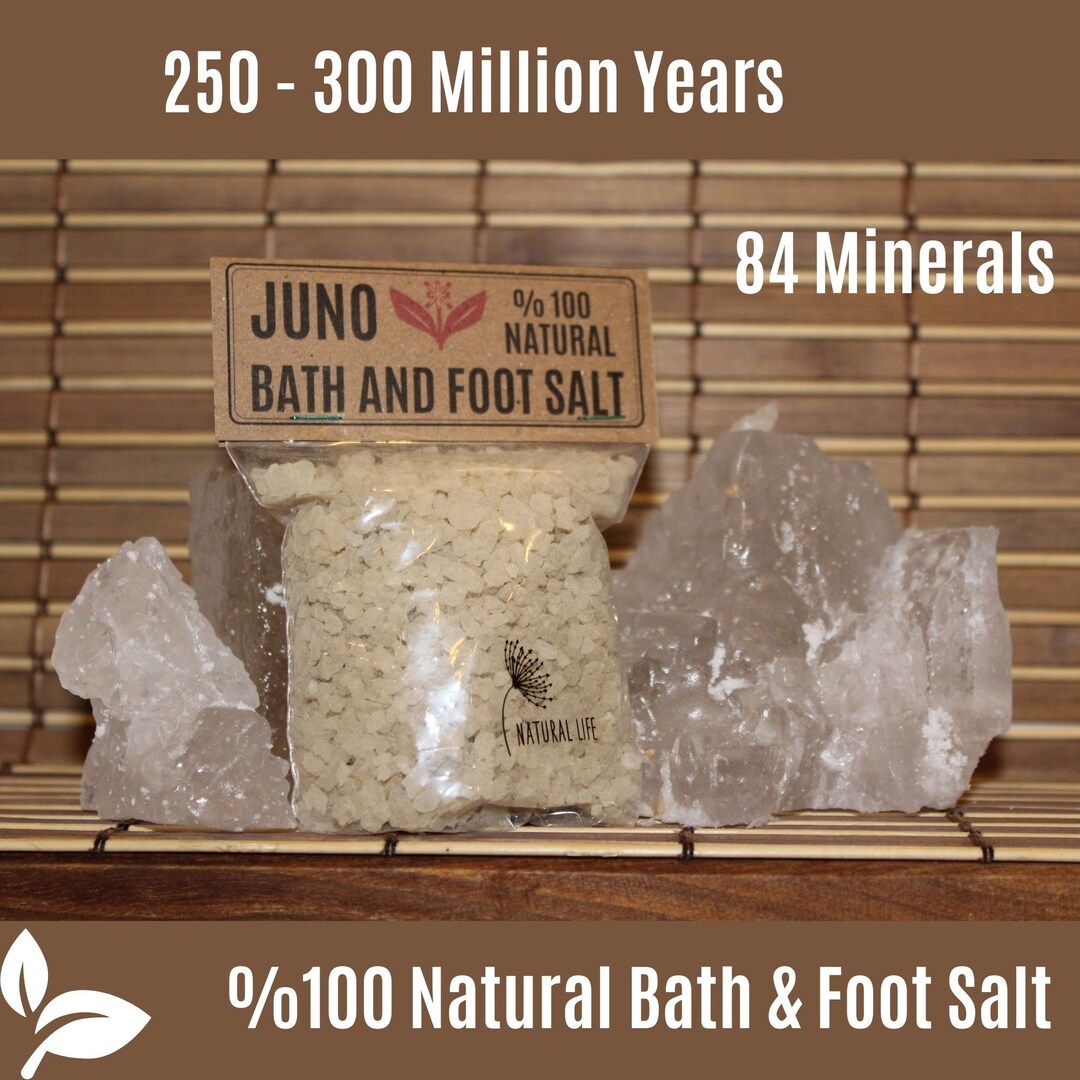 Bath & Foot Salt 250 Million Years Old 84 Minerals %100 Natural Salt ...