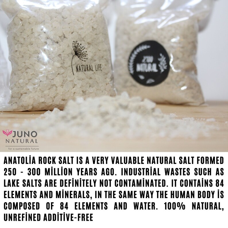 Bath & Foot Salt 250 Million Years Old 84 Minerals %100 Natural Salt ...
