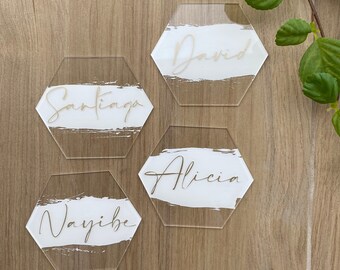 Acrylic Place Card - Etsy