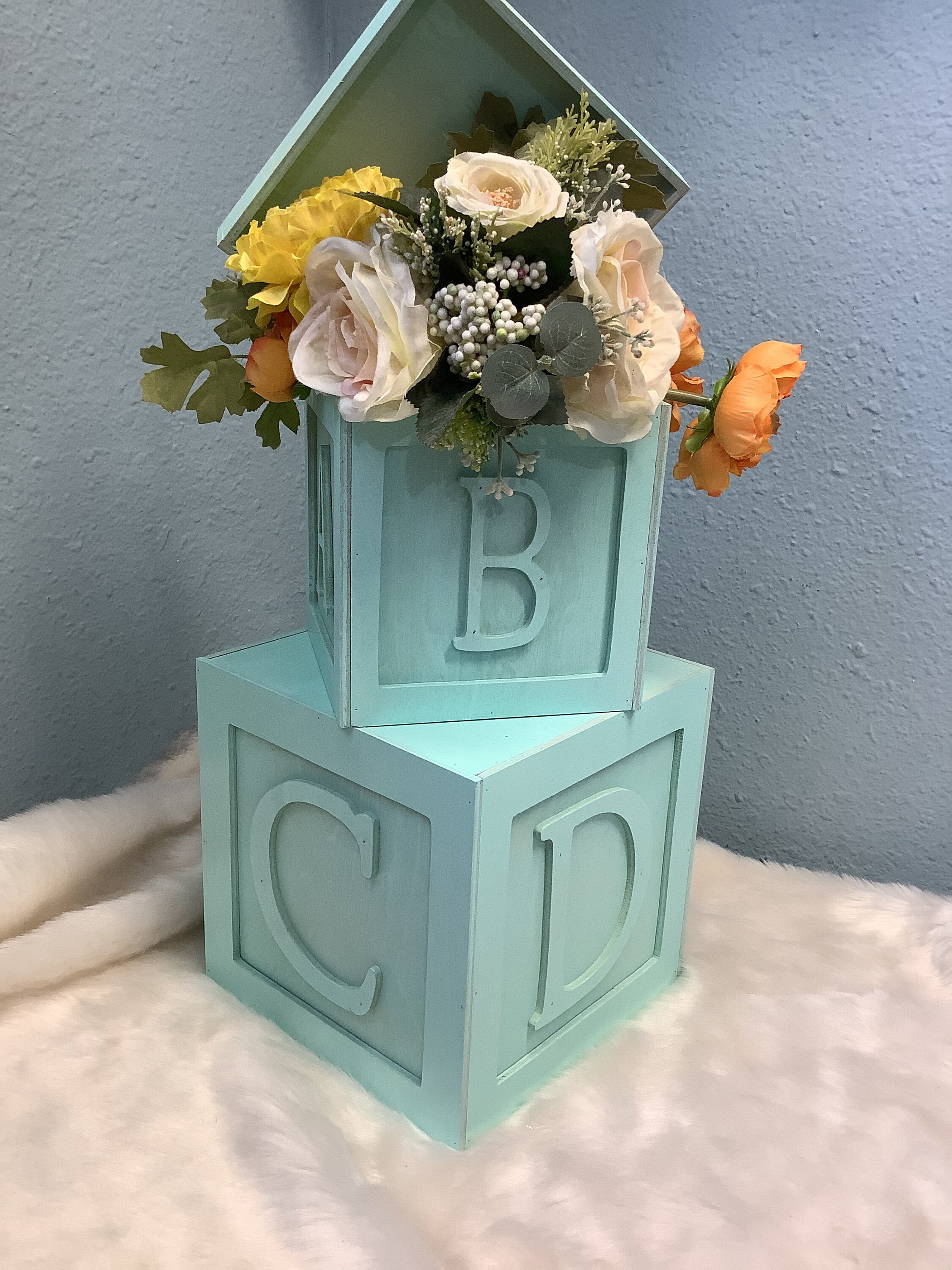 Baby Shower Blocks, Wooden Blocks - Etsy