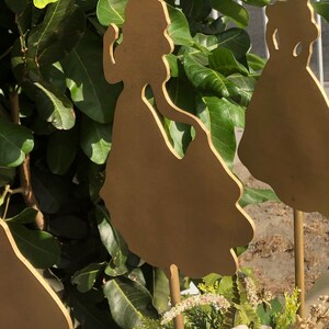 Disney Princess Silhouette Sticks Set of 6 Silhouettes' Party Favor ...