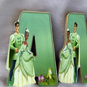 Princess Tiana Letters Theme, Princess Tianaa,b,c,d Party Decorations ...