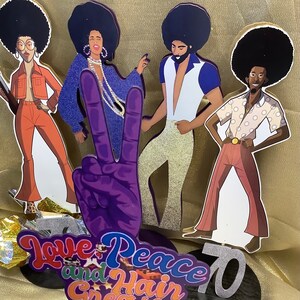 70s Party Centerpieces Theme, 70th B Party Favors - Etsy