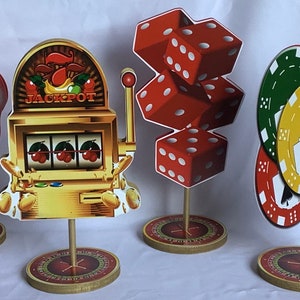Casino Party Centerpieces Theme Casino Party Favors, Cards Decorations ...