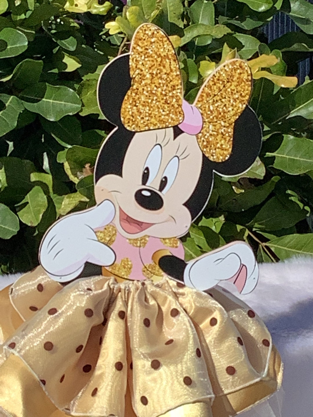 Gold Minnie Mouse, Minnie Mouse Birthday Party Decorations , Minnie ...