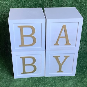Large Wood Blocks, Baby Shower Blocs ABCD Blocks Large Wood Blocks - Etsy