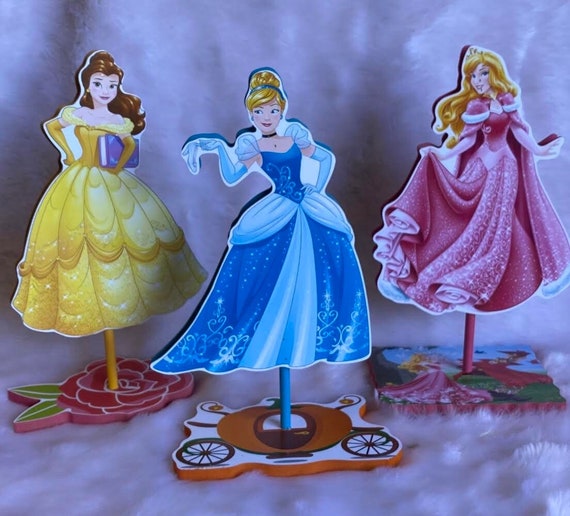 Baby Disney Princess Theme Party Centerpieces #princessthemeparty