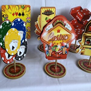Casino Party Centerpieces Theme Casino Party Favors, Cards Decorations ...
