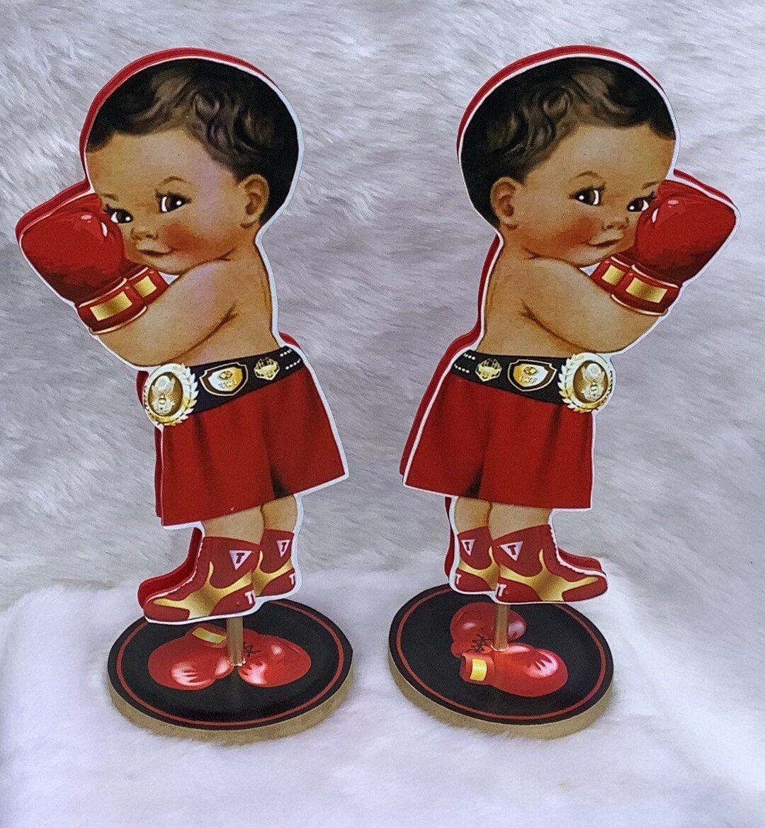 Baby Boxing Theme, Boy Boxing Centerpiece, Baby Shower Centerpieces ...