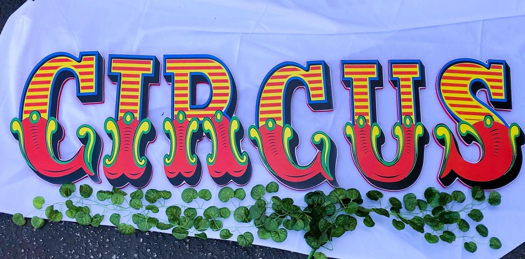Circus Letters Theme,a,b,c,d Letters Alphabetic Names and Numbers ...