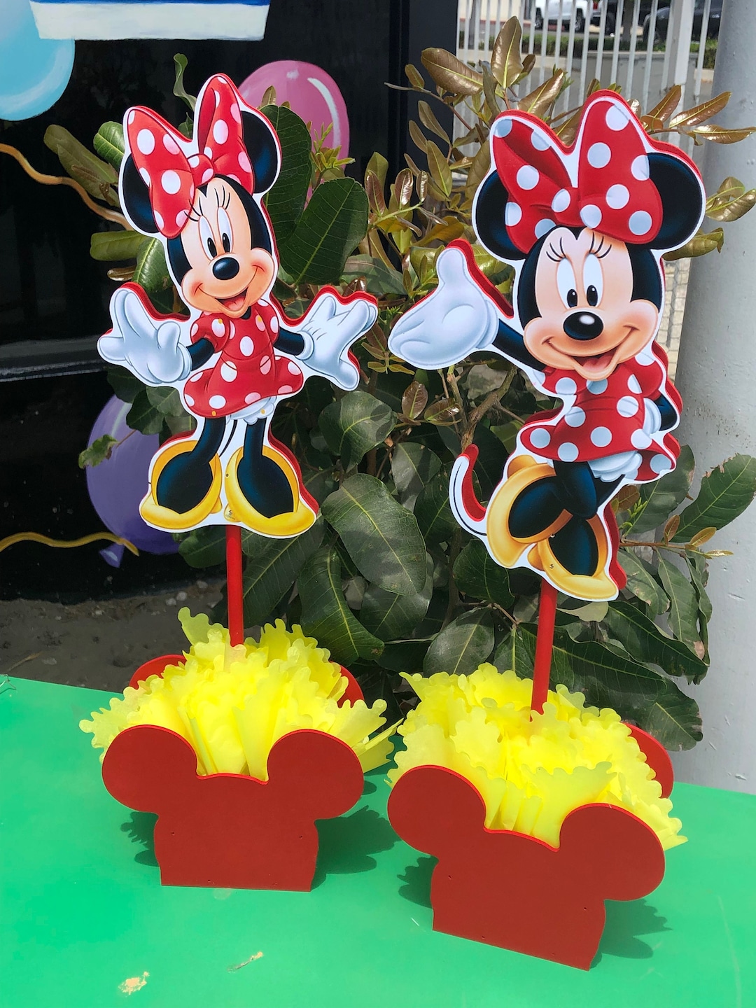 Minnie Mouse Theme Centerpieces Minnie Mouse Party Theme - Etsy