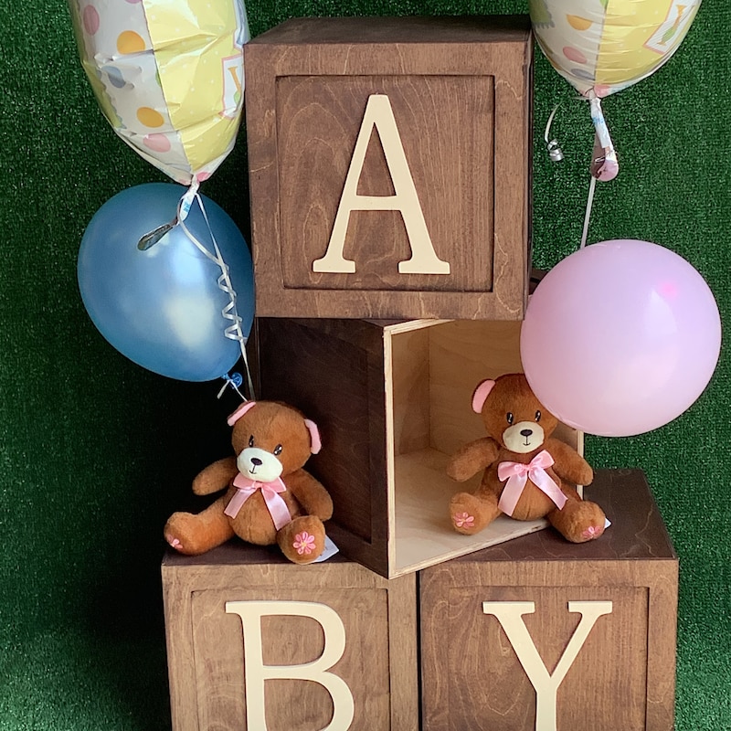 Baby Shower Blocks - Etsy