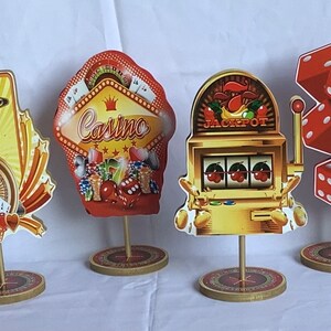 Casino Party Centerpieces Theme Casino Party Favors, Cards Decorations ...