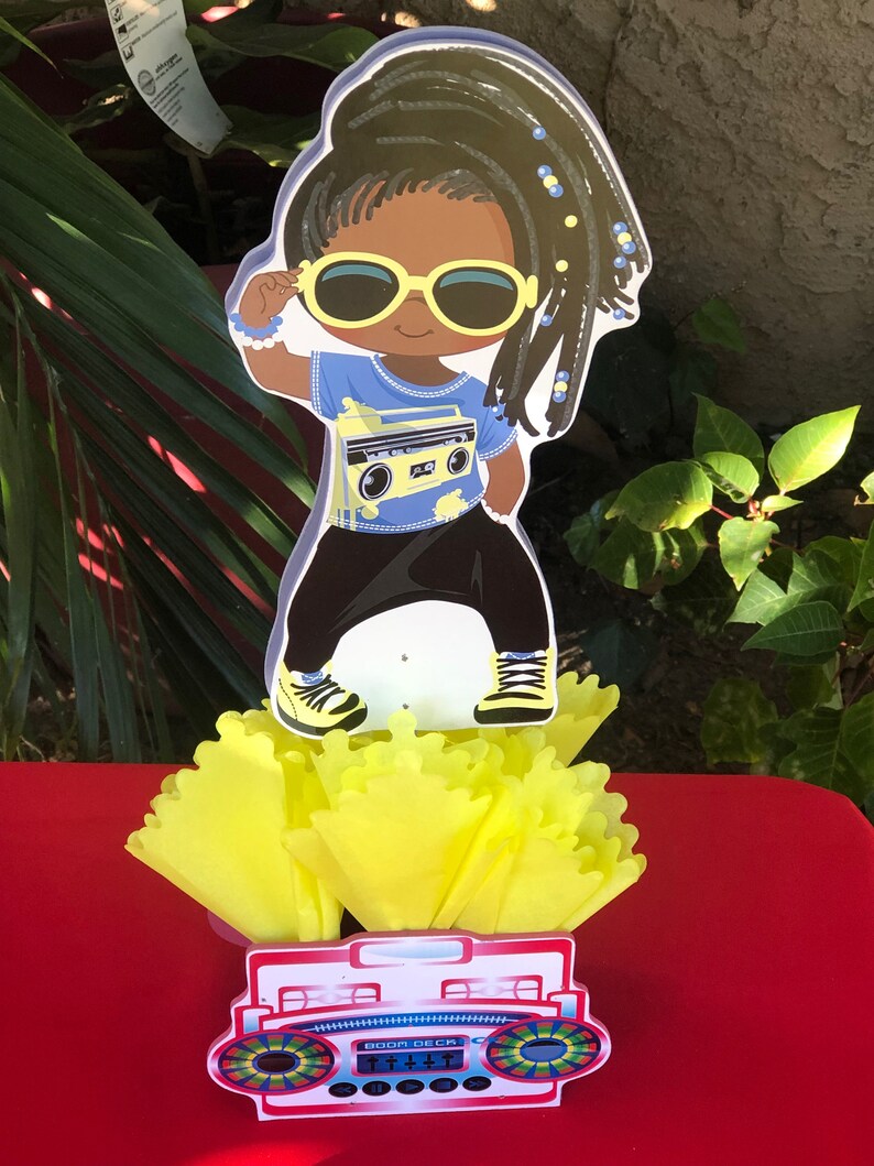 HIP HOP Theme BIRTHADY Decorations Hip Hop Girls Centerpieces - Etsy