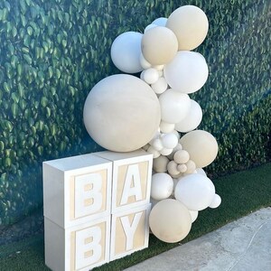 Large Blcoks, Baby Shower Wood Blocks, A,B,C Wood Blocks - Etsy