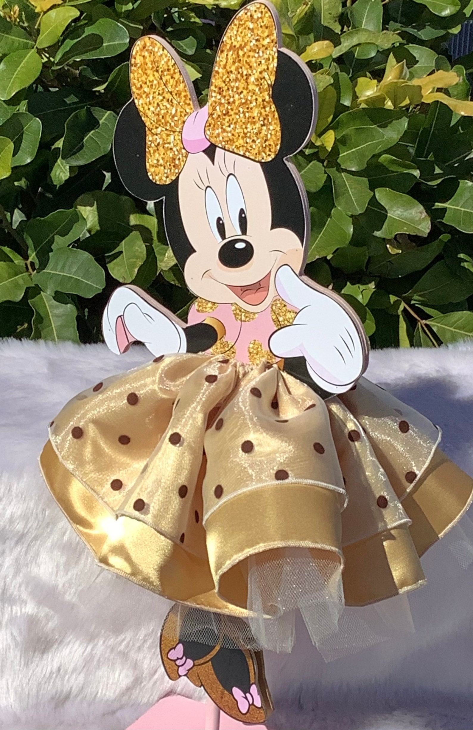 Gold Minnie Mouse Minnie Mouse Birthday Party Decorations - Etsy