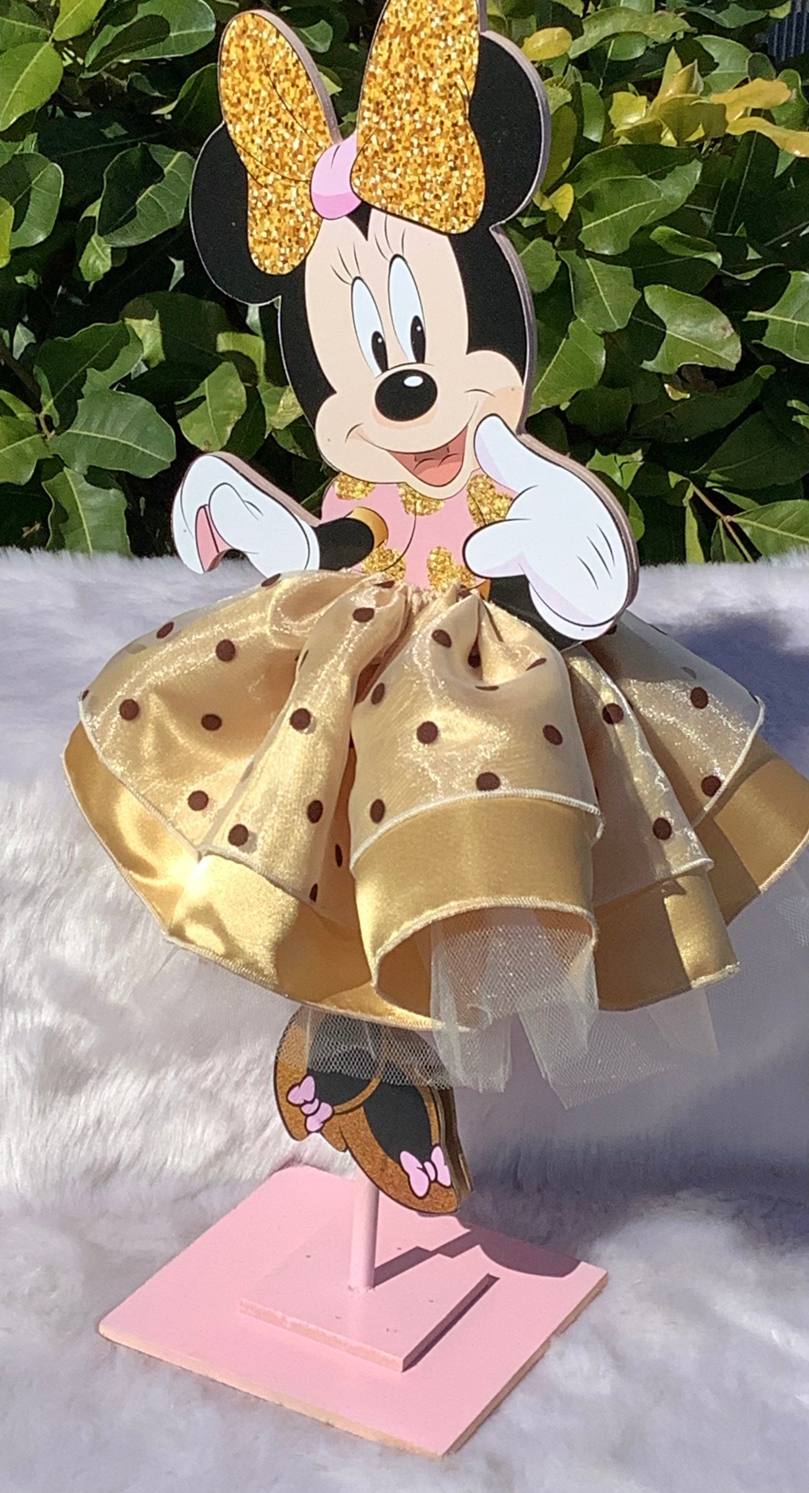 Gold Minnie Mouse Minnie Mouse Birthday Party Decorations - Etsy