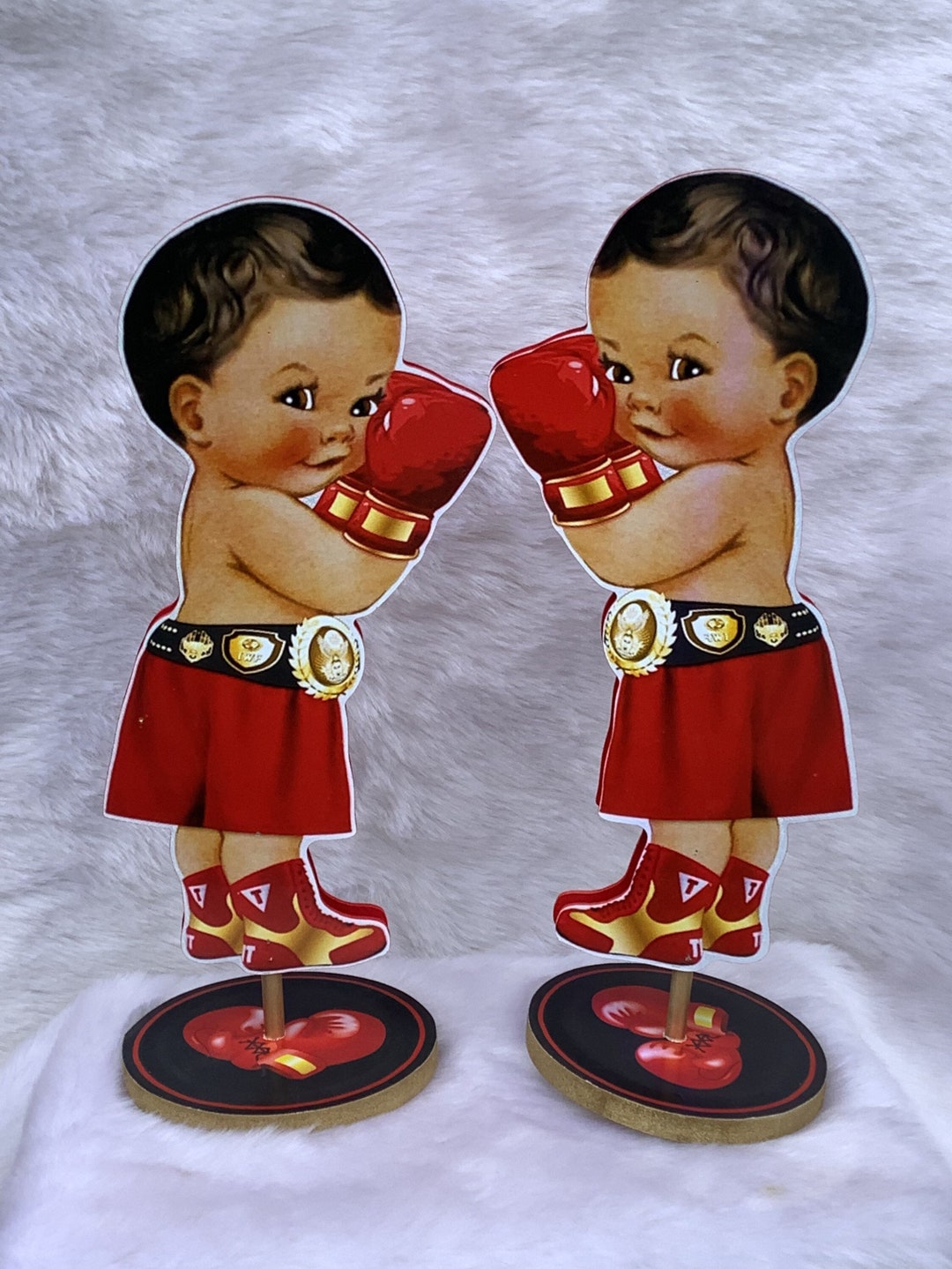 Baby Boxing Theme, Boy Boxing Centerpiece, Baby Shower Centerpieces ...