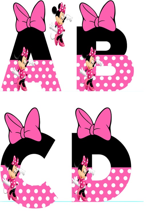 Baby Minnie Mouse Alphabet A Z