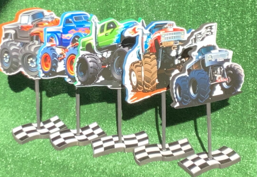 Monster Truck Party Theme, Monster Truck Centerpieces Theme, Monster ...