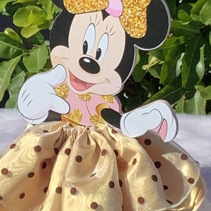 Gold Minnie Mouse, Minnie Mouse Birthday Party Decorations , Minnie ...