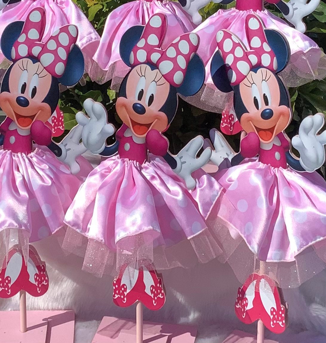 Red Minnie Mouse Centerpieces