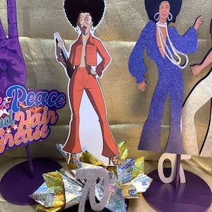 70s Party Centerpieces Theme, 70th B Party Favors - Etsy