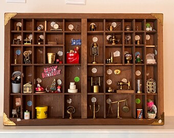 Printers Type Case Cabinet - Etsy